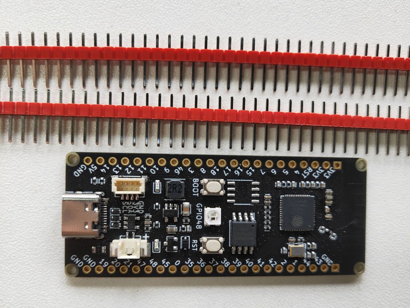 Bpi Leaf S3 初次上手，在面包板上点亮led，esp32 S3 And Micropython Micropython 香蕉派
